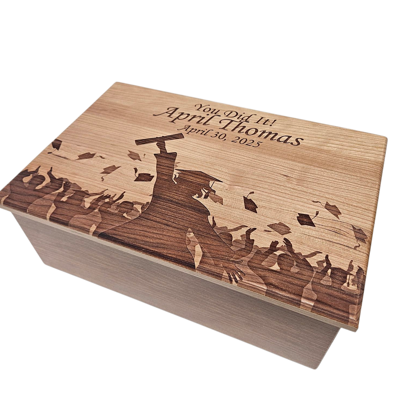 Custom Engraved Wooden Memory Box | Personalized Keepsake Boxes