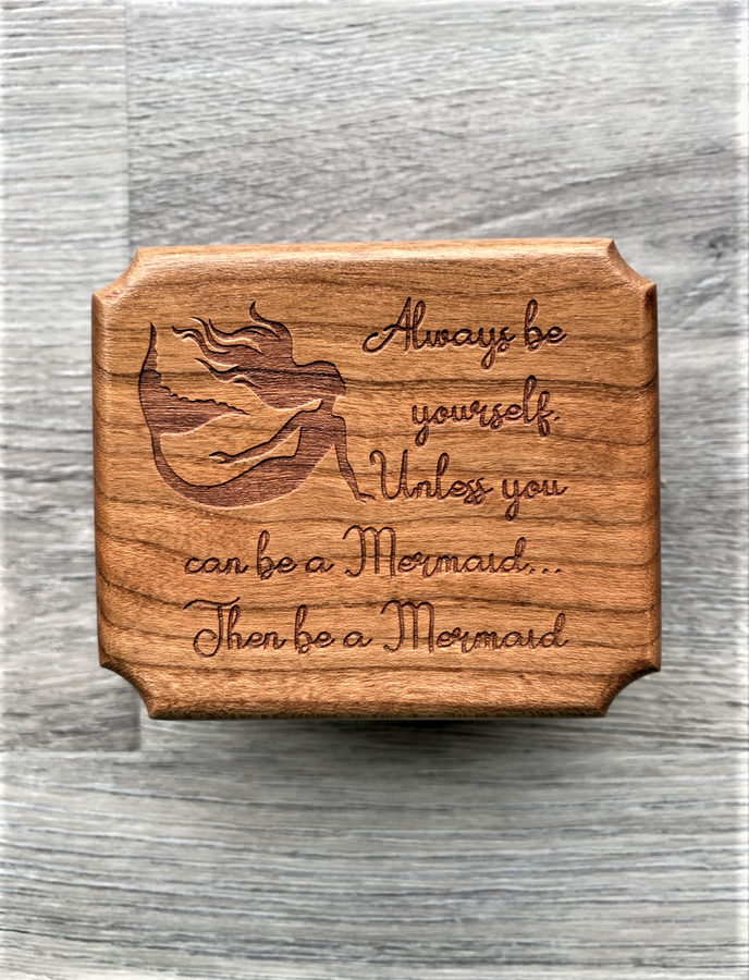 Mini Music Box | Miniature Custom Wind Up Music Box, Personalized